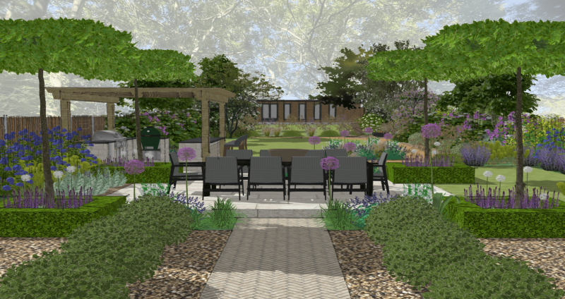 Garden design Essex. RHS qualified, best Essex garden designers.